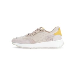 Gabor Leder-Sneakers in Rosa/ Gelb - 60% | Gr&ouml;&szlig;e 38,5 | Damen-sneakers
