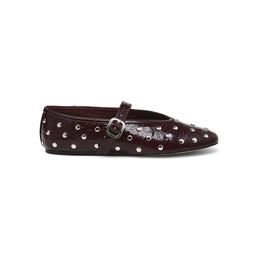 Steve Madden Leder-Spangenballerinas in Rot - 50% | Gr&ouml;&szlig;e 40 | Damen-ballerinas