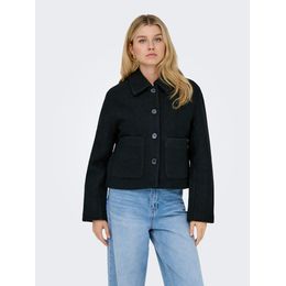 Jacqueline de Yong JDY &Uuml;bergangsjacke in Schwarz - -23% | Gr&ouml;&szlig;e M | Damenjacken