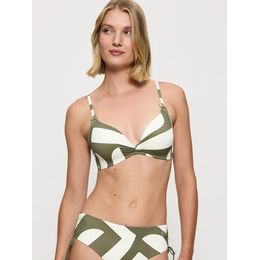 Triumph Bikini-Oberteil "Summer Allure" in Wei&szlig;/ Khaki - 42% | Gr&ouml;&szlig;e 38F-Cup | Damen-bademode