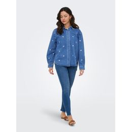 Only Jeansbluse in Blau - -25% | Gr&ouml;&szlig;e S | Damen-blusen