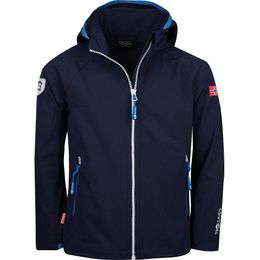 Trollkids Softshelljacke "Kvalvika" in Dunkelblau - 43% | Gr&ouml;&szlig;e 122 | Kinder-outdoor-jacken