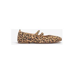 Unisa Leder-Spangenballerinas in Hellbraun/ Braun - 55% | Gr&ouml;&szlig;e 39 | Damen-ballerinas