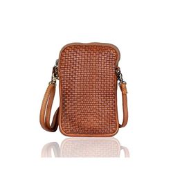 Bellicci Leder-Handytasche "Everly" in Hellbraun - (B)11 x (H)19 x (T)2 cm - 55% | Damen-handytaschen