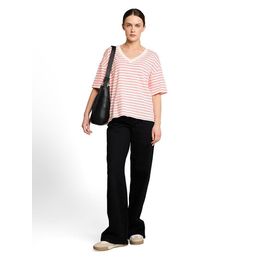 Tom Tailor Shirt in Wei&szlig;/ Pink - 40% | Gr&ouml;&szlig;e S | Damen-tops