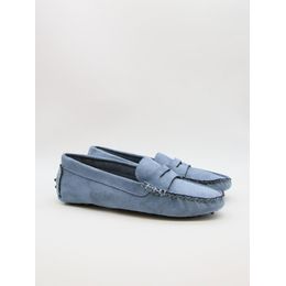 Bellucci Mokassins in Hellblau - 55% | Gr&ouml;&szlig;e 38 | Damen-schuhe-halbschuhe