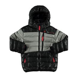 Peak Mountain Winterjacke in Schwarz/ Grau - 78% | Gr&ouml;&szlig;e 128 | Kinderjacken