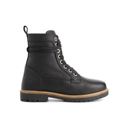 TRAVELIN' Leder-Boots "Kongsmark" in Schwarz - 53% | Gr&ouml;&szlig;e 43 | Damen-stiefel