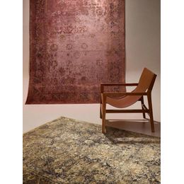 benuta Finest Viskoseteppich Medea Terracotta 160x235 cm - Vintage-Stil Teppich im Used-Look