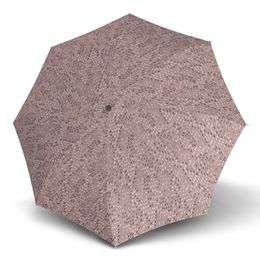 Knirps Regenschirm 'A.050' Herren Gr&ouml;&szlig;e One Size beige / grau / rosa