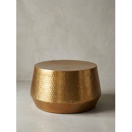 KADIMA DESIGN Couchtisch Modern | Oriental Style, Alu-Design, Ablage in Gold | Gr.: onesize