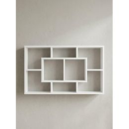KADIMA DESIGN Wandregal RUR: Modernes Design, MDF, melaminharzbeschichtet in Wei&szlig; | Gr.: onesize
