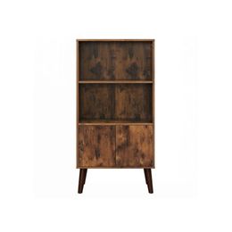 VASAGLE B&uuml;cherregal Miranta in Braun - (B)30 x (H)120 x (T)60 cm | Gr.: onesize