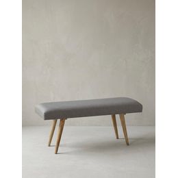 KADIMA DESIGN Bank Modern | Gepolstert, Strapazierf&auml;higer Stoff, Design in Grau | Gr.: onesize