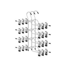 Songmics 3er-Set: Kleiderb&uuml;gel Patiya in Silber - (B)33 x (H)0.4 x (T)37.5 cm | Gr.: onesize