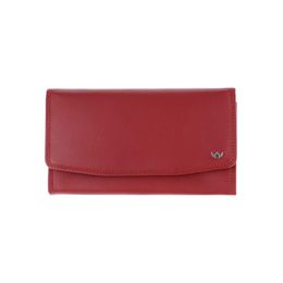 Golden Head Polo Geldb&ouml;rse RFID Schutz Leder 17.5 cm rot | Gr.: onesize
