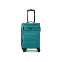 Smartbox Edition 04 4 Rollen Kabinentrolley 55 cm mit Dehnfalte petrol | Gr.: onesize