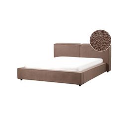 Beliani Doppelbett LINARDS in Braun - (W) 210 x (H) 94 x (L) 242 cm | Gr.: onesize