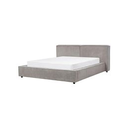 Beliani Doppelbett LINARDS in Grau - (W) 210 x (H) 94 x (L) 242 cm | Gr.: onesize