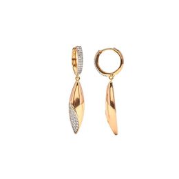 Luxenter Ohrringe Iskio mit 18 Karat Gelbgold-Finish &ndash; ISKIO | Gr.: onesize