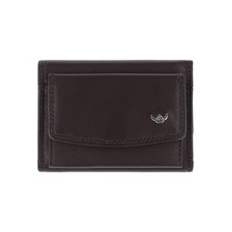 Golden Head Polo Geldb&ouml;rse RFID Leder 9,5 cm dunkelbraun | Gr.: onesize