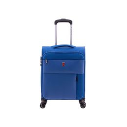 Gladiator 3700 4 Rollen Kabinentrolley 55 cm mit Dehnfalte blue | Gr.: onesize
