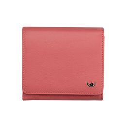 Golden Head Madrid Geldb&ouml;rse RFID Schutz Leder 10 cm koralle | Gr.: onesize