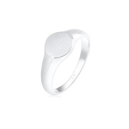 Elli Ring 925 Sterling Silber Siegelring in Silber | Gr.: 54