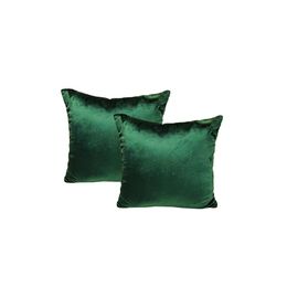 JACK 2er Set Teddy Flausch Kissen 30x50cm in gr&uuml;n | Gr.: 50x30-cm