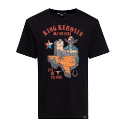 King Kerosin Shirt 'All My Exes Live In Texas' Herren Gr&ouml;&szlig;e S schwarz