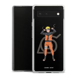 DeinDesign Google Pixel 6 Handy Silikon H&uuml;lle Case transparent Handyh&uuml;lle Official Licensed Product Anime Naruto Shippuden Silikon Case