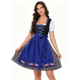 Kojooin Kleid Damen Gr&ouml;&szlig;e 38 blau Sommerkleid