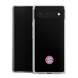 DeinDesign Google Pixel 6 Handy Silikon H&uuml;lle Case transparent Handyh&uuml;lle Fcb Fc Bayern M&uuml;nchen Logo Silikon Case