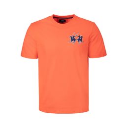 La Martina T-Shirt Herren Gr&ouml;&szlig;e M navy / orange