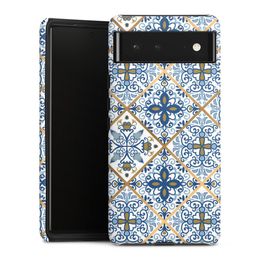 DeinDesign Google Pixel 6 Handy Panzer Handyh&uuml;lle robuste Outdoor H&uuml;lle Schutzh&uuml;lle matt Mandala Retro Mosaic Tough Case