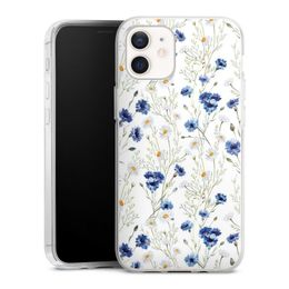 DeinDesign iPhone 12 Handy Silikon H&uuml;lle Case transparent Handyh&uuml;lle Flowers Muster Flower Silikon Case