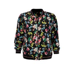 Aniston Jacke Damen Gr&ouml;&szlig;e 12XL hellblau / hellgelb / pink / schwarz Sommerjacke