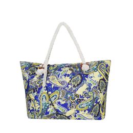 DonDon Strandtasche Damen Gr&ouml;&szlig;e One Size neonblau