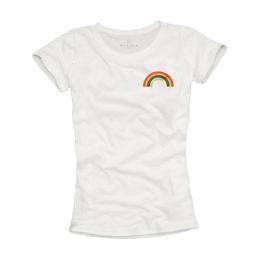 Makaya Shirt 'Rainbow' Damen Gr&ouml;&szlig;e L wei&szlig;