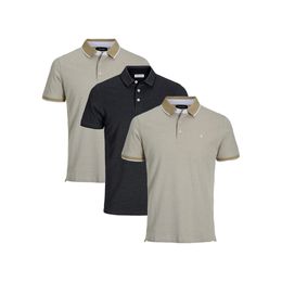 Jack & Jones JACK & JONES Shirt 'Paulos - Slim Fit' male size L Beige
