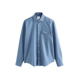 next Button Up Shirt 'Archive' male size M Blue denim