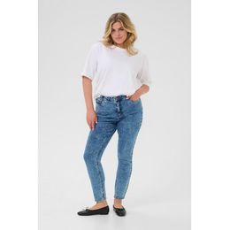 Kaffe curve Jeans KCelona Slim fit in Washed Medium Blue Denim | Gr.: 44