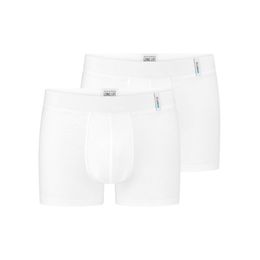 Schiesser Boxershorts 'Long Life Soft' Herren Gr&ouml;&szlig;e M wei&szlig;