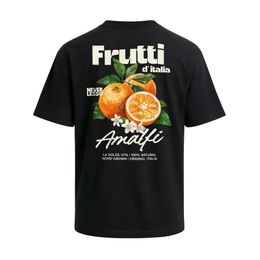 Neverless Shirt 'Frutti d' italia' male size M Black
