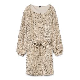 V&eacute;ro Moda Vero Moda Kleid 'BELLA' Damen Gr&ouml;&szlig;e 38 gold Sommerkleid