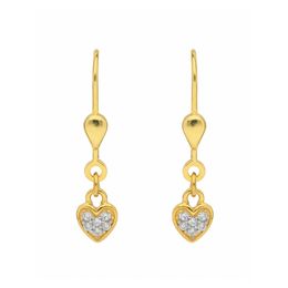 Adelia&acute;s Adelia ́s Earrings 'Herz' female size One size Gold