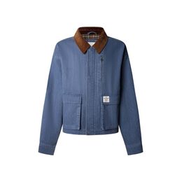 Pepe Jeans Jacke 'Bravent' Herren Gr&ouml;&szlig;e XS blue denim / braun Sommerjacke