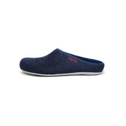 MagicFelt Slippers 'Filz' female size 44 Dark blue