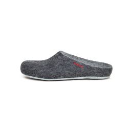 MagicFelt Slippers 'Filz' female size 43 Dark grey