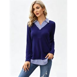 KoJooin Top female size XXL Navy